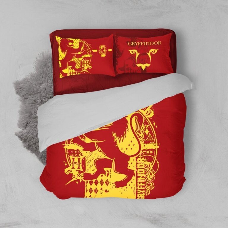 Quidditch Gryffindor Harry Potter Bed Set Teeuni